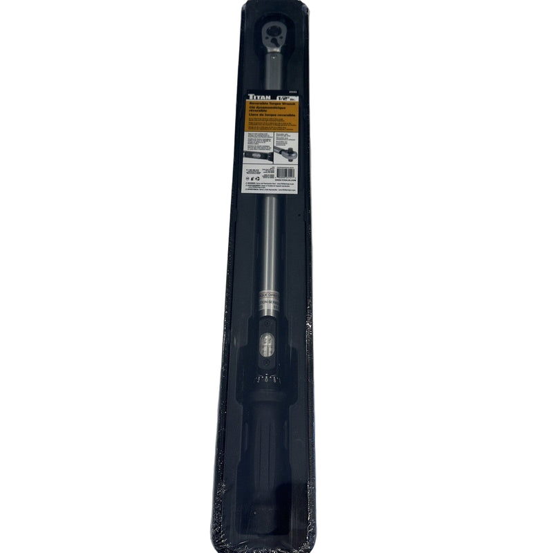Titan 23151 1/2” Drive 50-150 ft/lbs Reversible Locking Torque Wrench ...