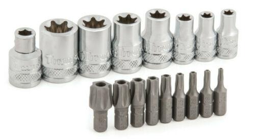 Titan 16160 17pc External Torx® Socket & Torx® Bit Set – SirPlus Sales